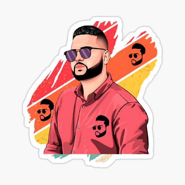 Pegatina «Vintage saber sobre Karan Aujla sobre todo» de ClaudiaJarred ...