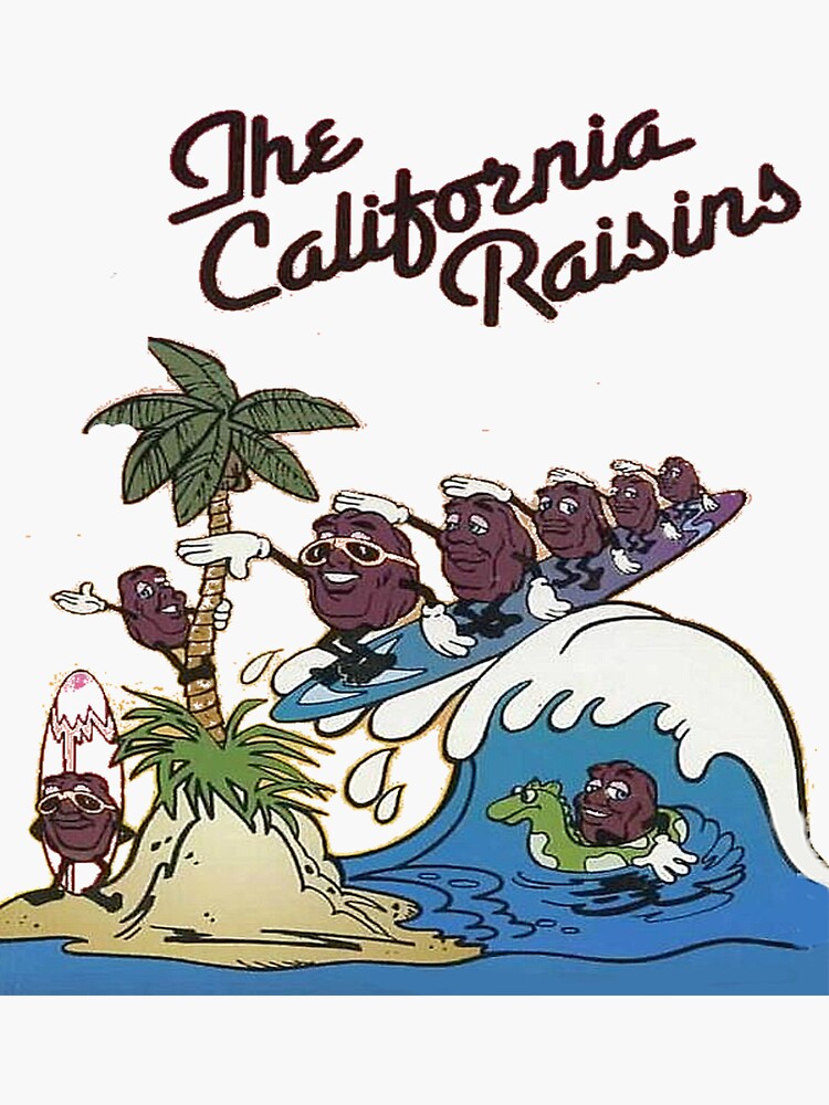 "California Raisins TV Cartoon" Sticker for Sale by K1Store | Redbubble