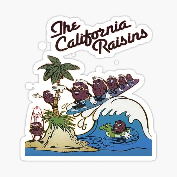 "California Raisins TV Cartoon" Sticker for Sale by K1Store | Redbubble