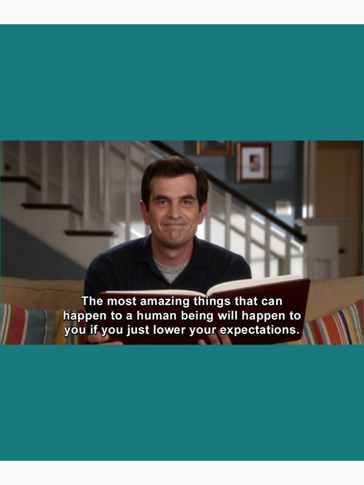 "Phil Dunphy Phil_s-osophy quote Modern Family " Greeting Card for Sale ...