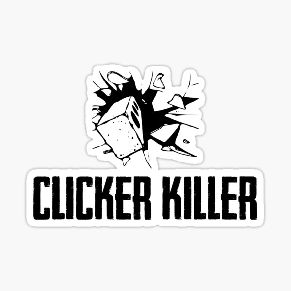 "The Last of Us, Clicker Killer, Bricks beat guns" Sticker for Sale by ...