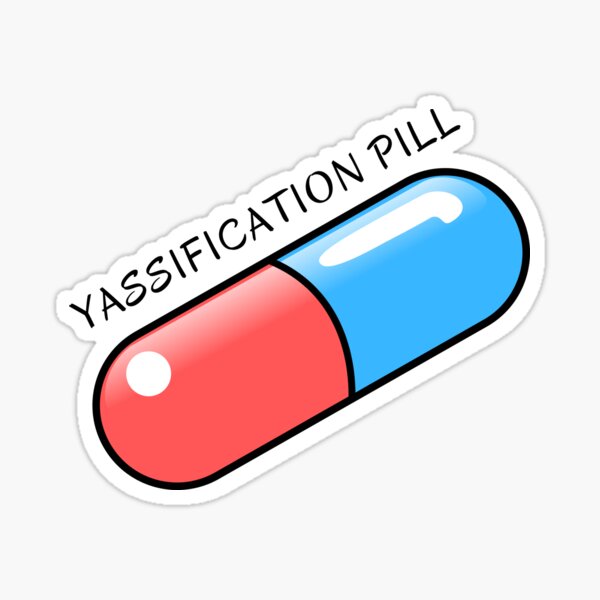"Yassification" Sticker for Sale by JoyPoddar | Redbubble