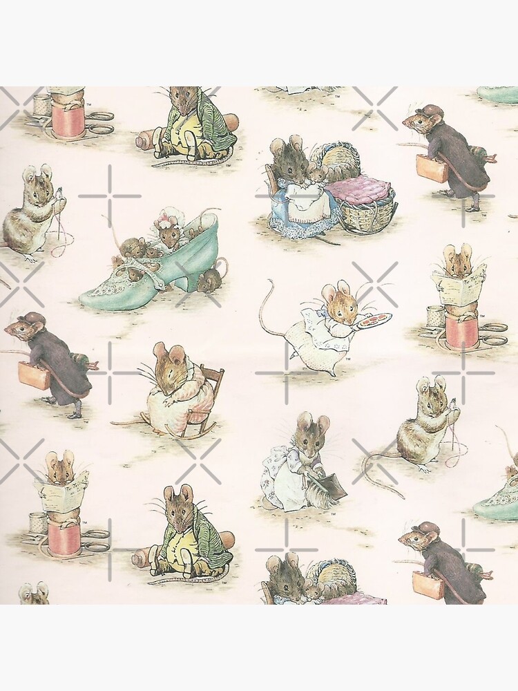 "Beatrix Potter Book Characters Print Illustration " Postcard for Sale ...