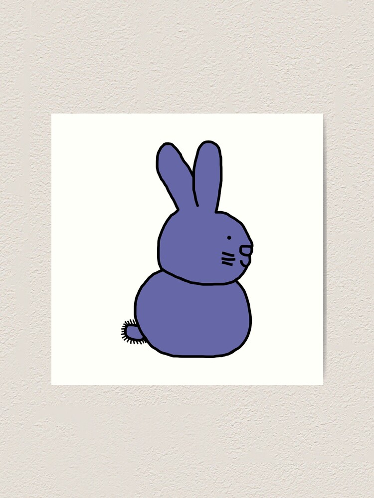 "Pantone Color of the Year 2022 Very Peri Periwinkle Blue Bunny Rabbit ...
