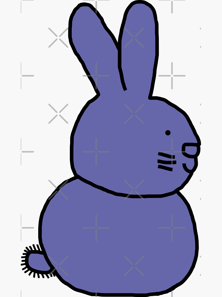 "Pantone Color of the Year 2022 Very Peri Periwinkle Blue Bunny Rabbit ...