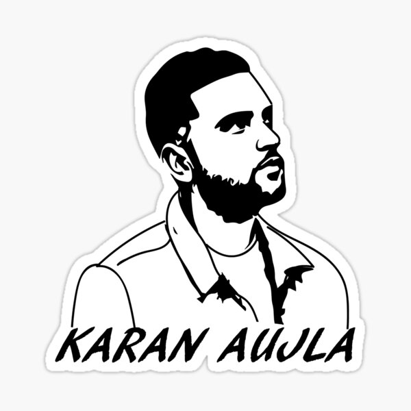 "Retro Your Life Karan Aujla Of Important Choices" Sticker for Sale by ...