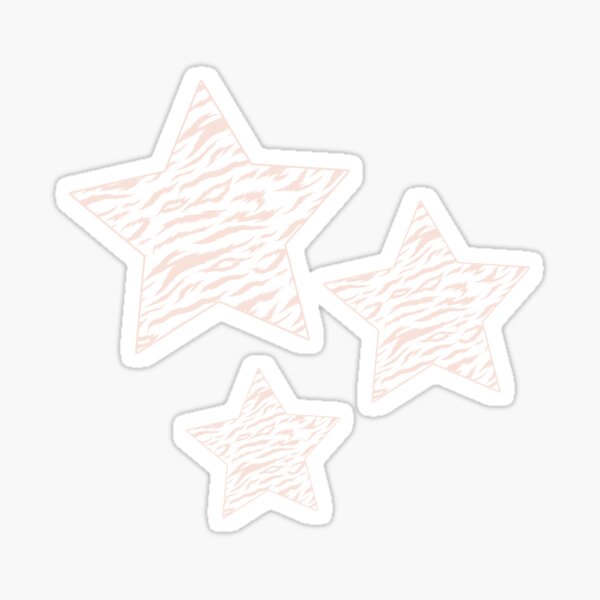 "Pink Aesthetic stars" Sticker by girlytrends | Redbubble