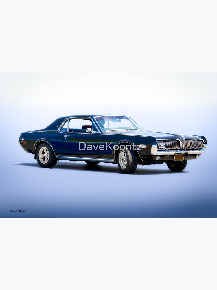 "1968 Mercury Cougar XR-7 GT 'Studio'" Sticker for Sale by DaveKoontz ...
