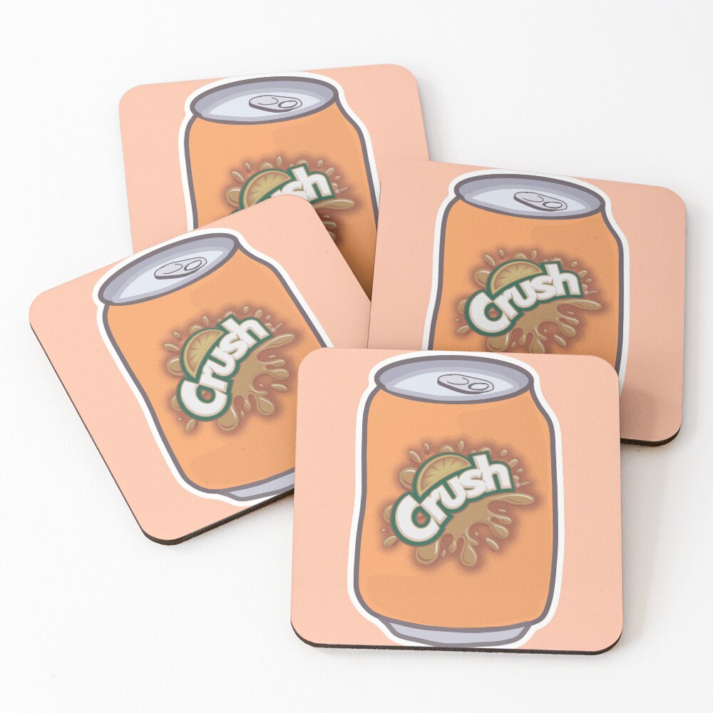 "Crush Soda - Orange" Sticker for Sale by hannahvira | Redbubble