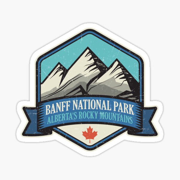 "Banff National Park, Alberta, Canada" Sticker for Sale by studio838 ...