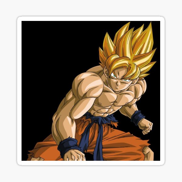 "Son ssj1" Sticker by DbzGoku | Redbubble