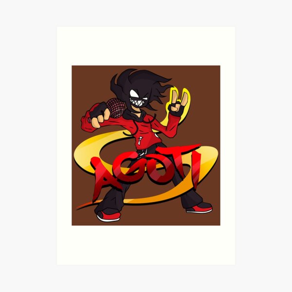 "new AGOTI fnf mod character Graffiti" Art Print for Sale by AbrekArt ...