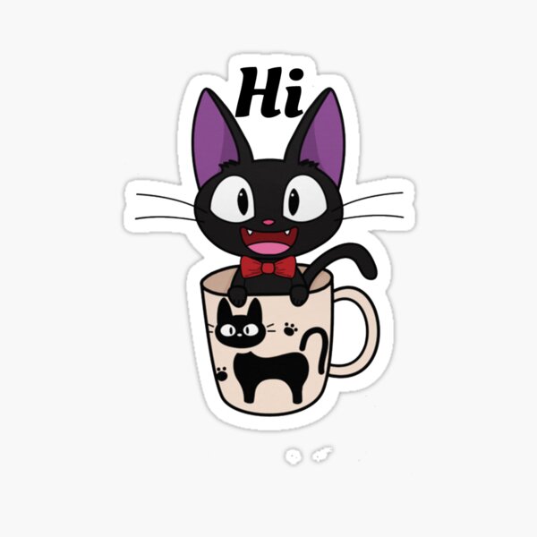 "Cat Says Hey, Cute kitten" Sticker for Sale by aminespain | Redbubble