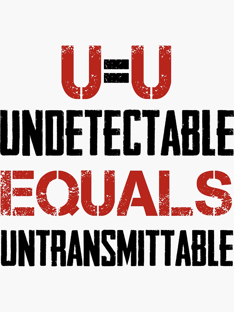 "U=U Undetectable Equals Untransmittable - HIV Awareness Design ...