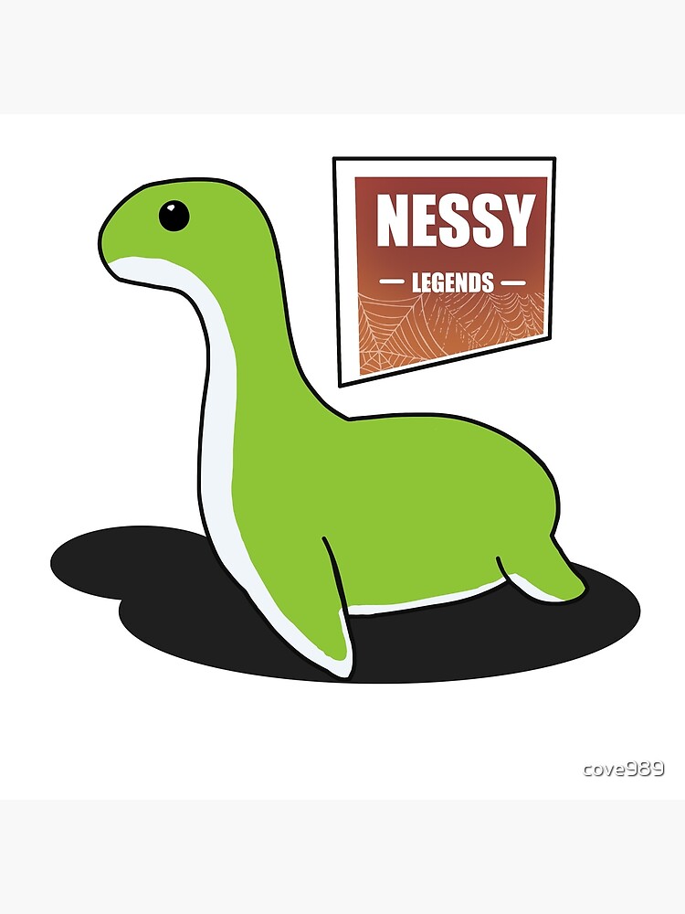 "Nessy The Loch Ness Monster" Poster for Sale by cove989 | Redbubble