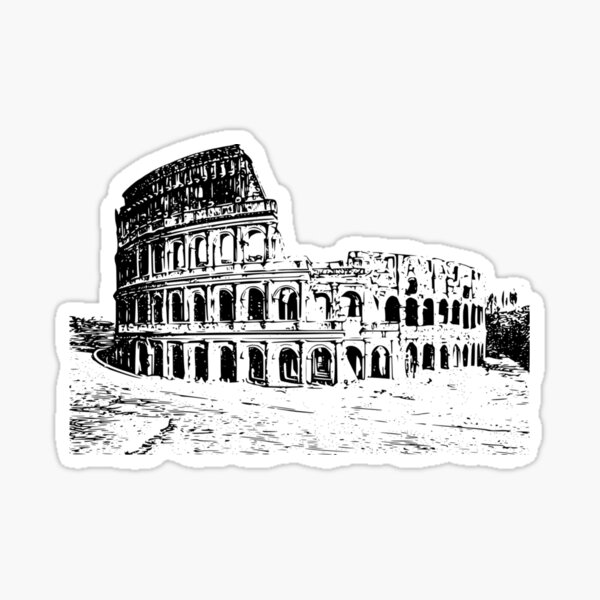 "Colosseum, Rome, Italy" Sticker by Artcop | Redbubble