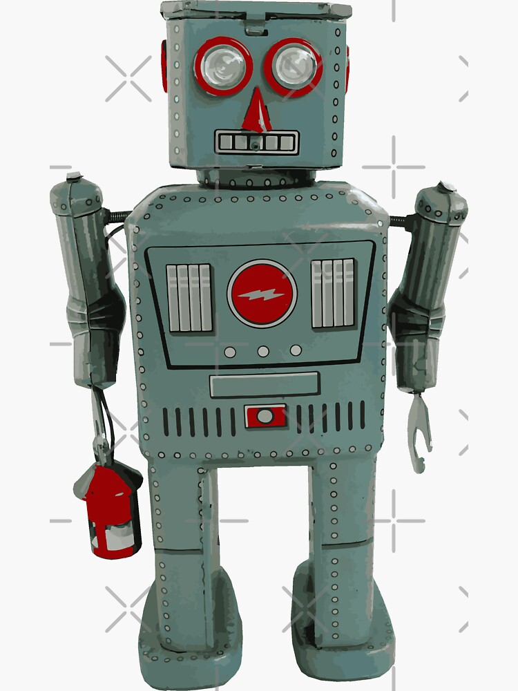 "Toy Lantern Robot" Sticker for Sale by setwave | Redbubble
