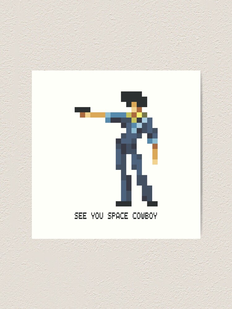 "Cowboy Bebop Space Cowboy 8-bit" Art Print for Sale by GuyBlank ...