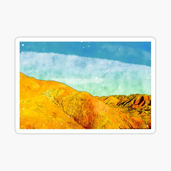 "Danxia Landform" Sticker for Sale by Earth-Magic | Redbubble