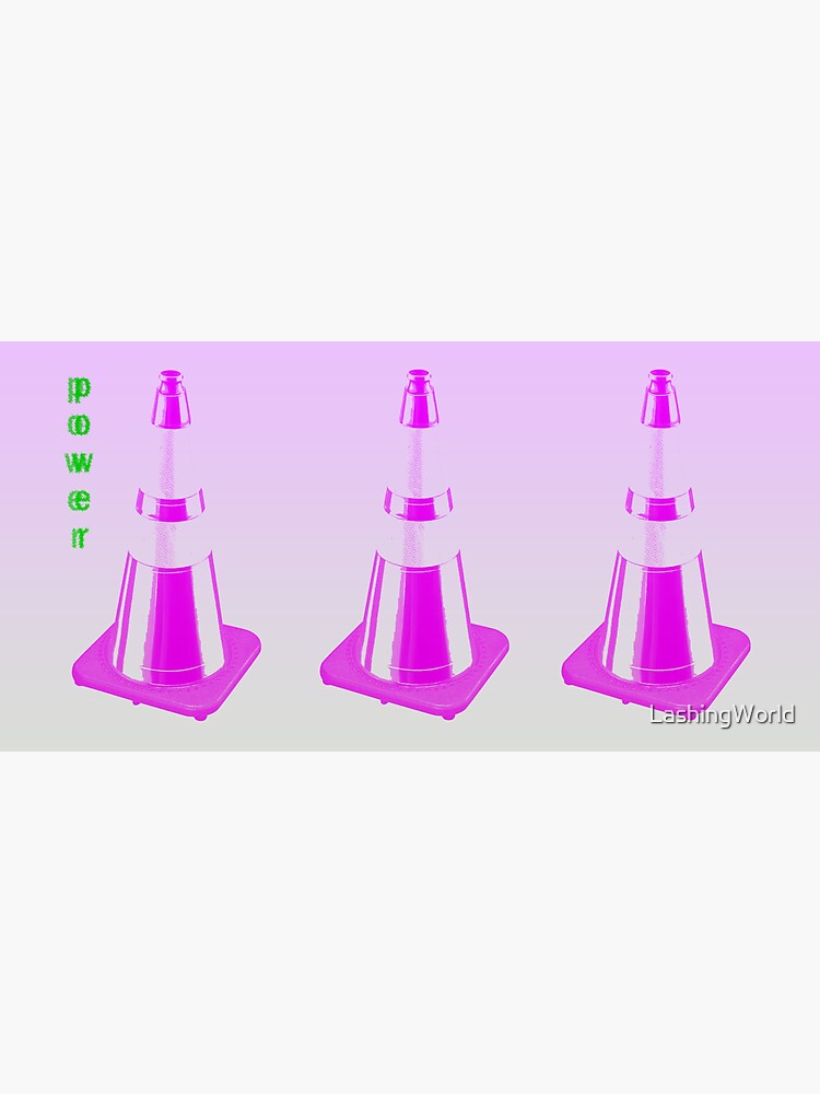 "Power Cones" Sticker by LashingWorld | Redbubble