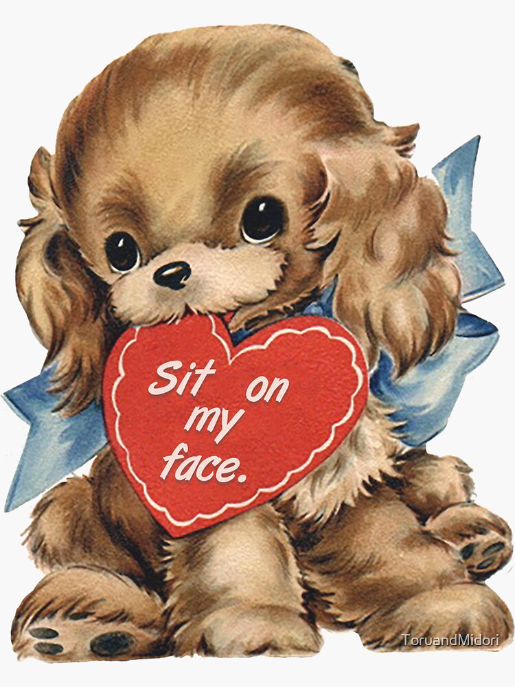 "Sit." Sticker for Sale by ToruandMidori | Redbubble