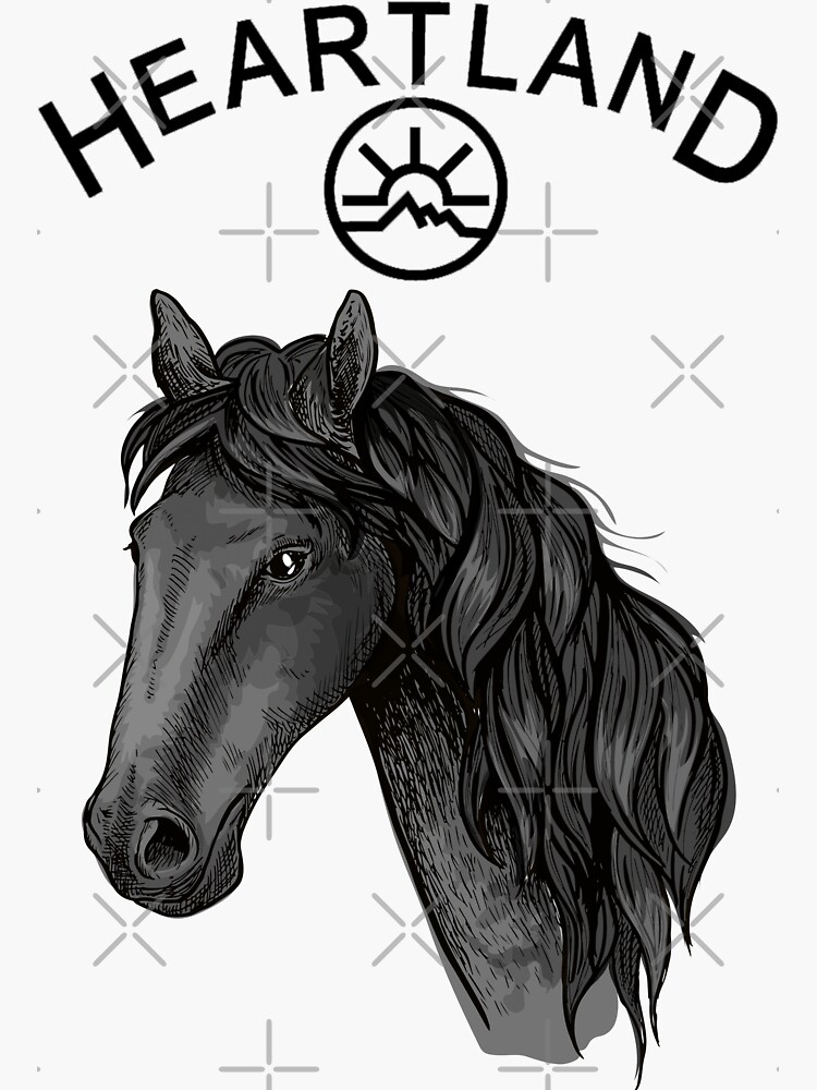 "Heartland, Heartland Horse" Sticker for Sale by STARPULL | Redbubble