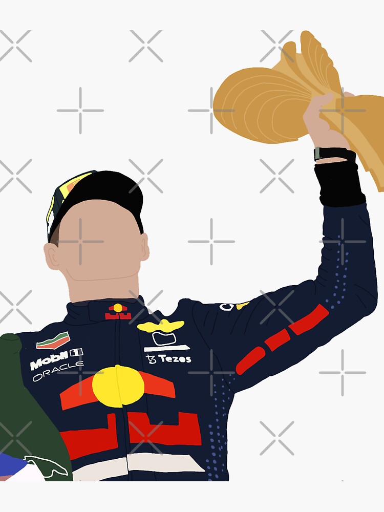 "Max Verstappen World Champion" Sticker for Sale by jordaypearce ...
