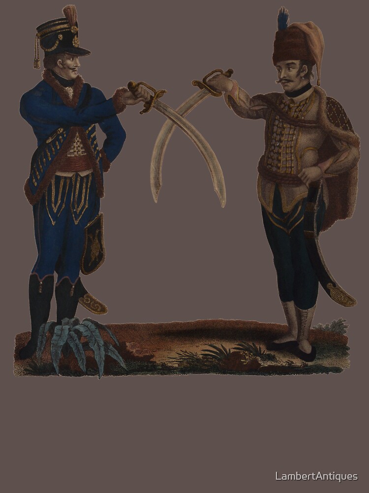 "Prussian & Swiss Officers fencing" T-shirt for Sale by LambertAntiques ...