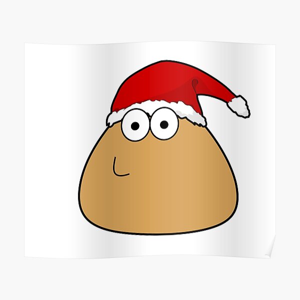 Póster «Pou sonriendo Navidad» de BuonArt | Redbubble