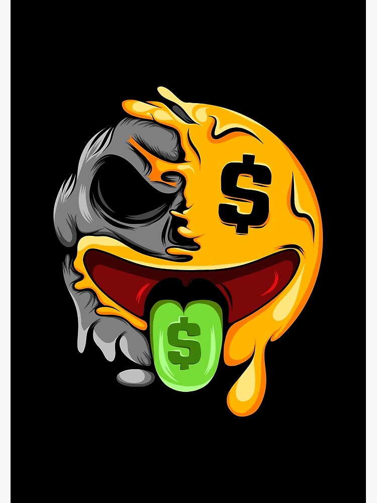 "Money Zombie Emoji" Poster for Sale by D3monic | Redbubble