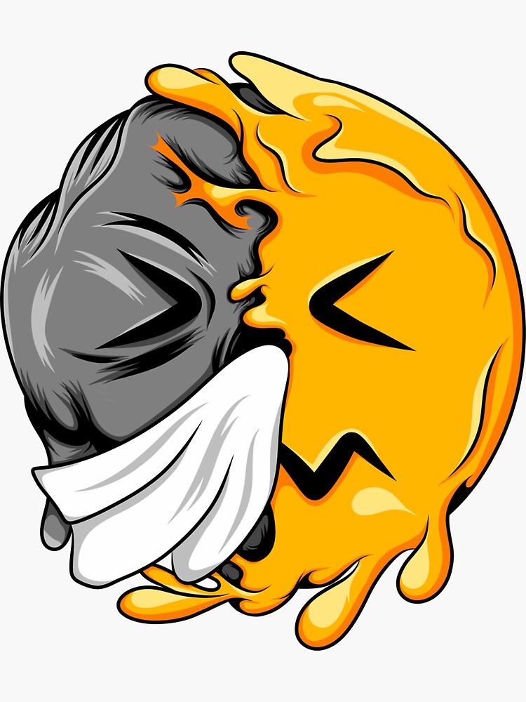 "Sick Zombie Emoji" Sticker for Sale by D3monic | Redbubble