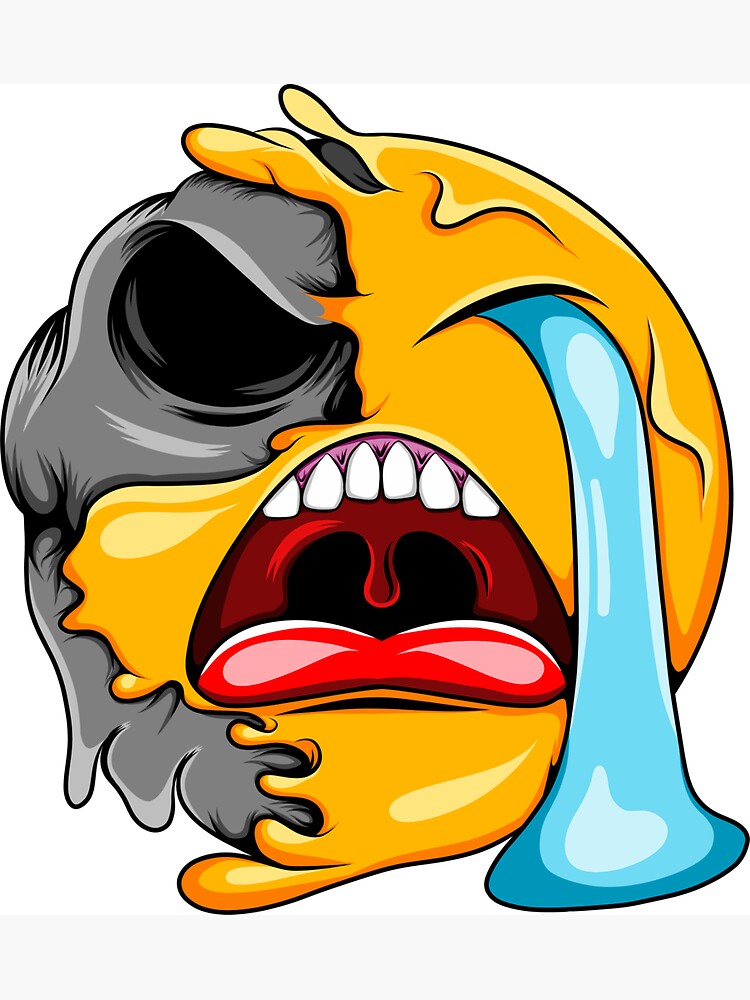 "Cry Zombie Emoji" Magnet for Sale by D3monic | Redbubble