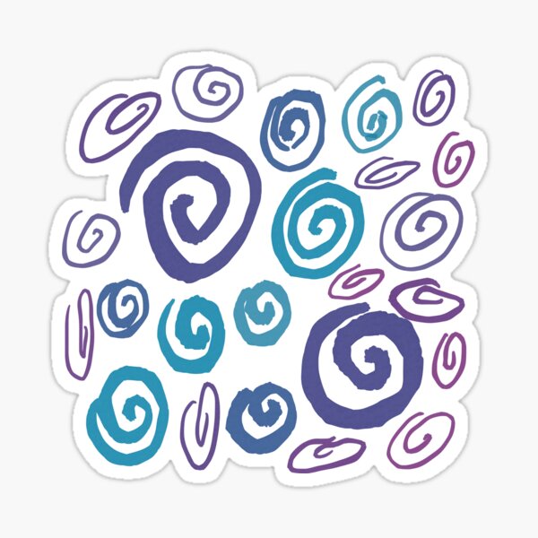 "Circle dizzy" Sticker for Sale by tenkenryujin | Redbubble