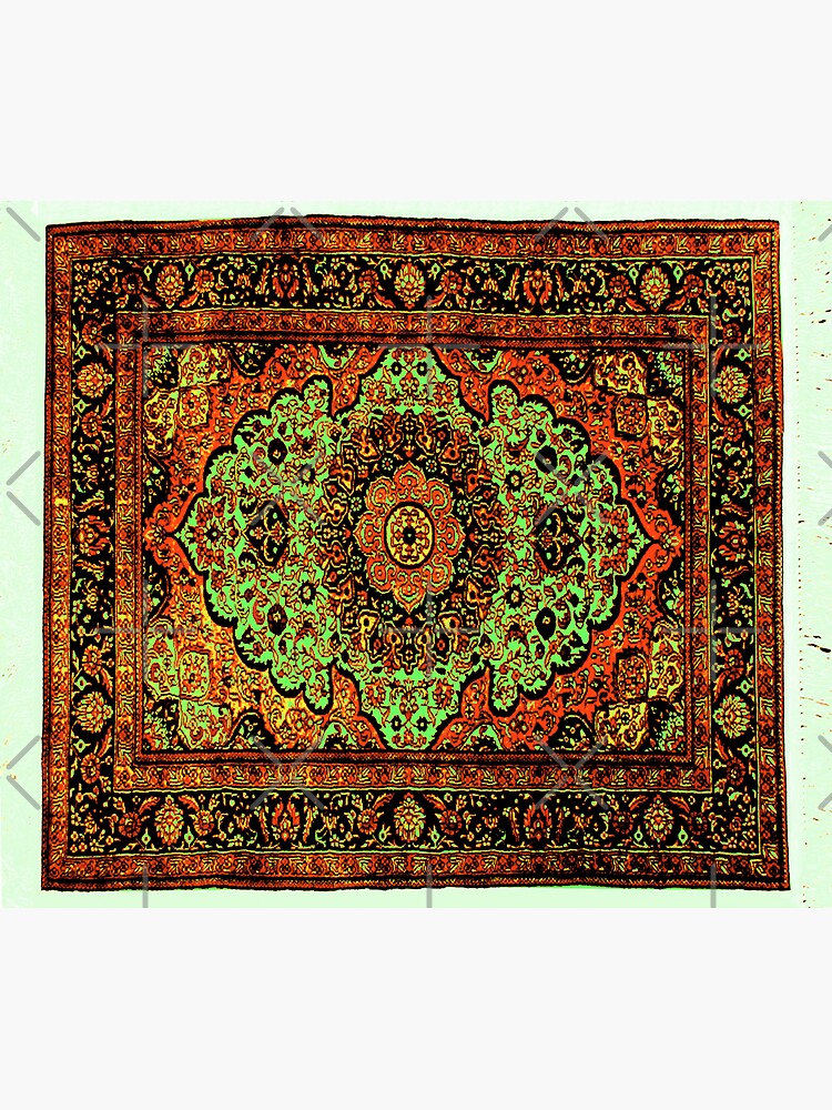 "Oriental Rug Tapestry" Sticker by joanaoberg | Redbubble