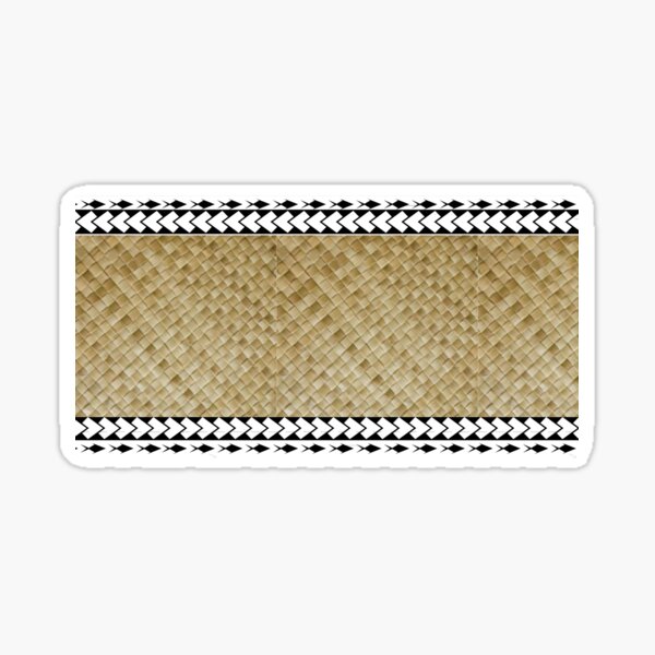 "Samoa Fala fine mat" Sticker for Sale by sillykokonut | Redbubble