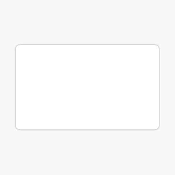 "Plain White Color" Sticker for Sale by Warehouse1000 | Redbubble