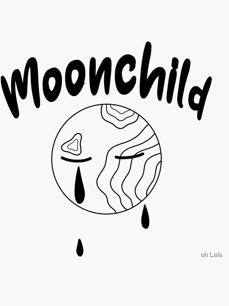 "Moonchild by RM Merch" Sticker for Sale by Ltuce | Redbubble