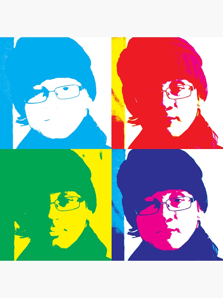 "Abstract Self Portrait" Sticker for Sale by connor-maitland | Redbubble