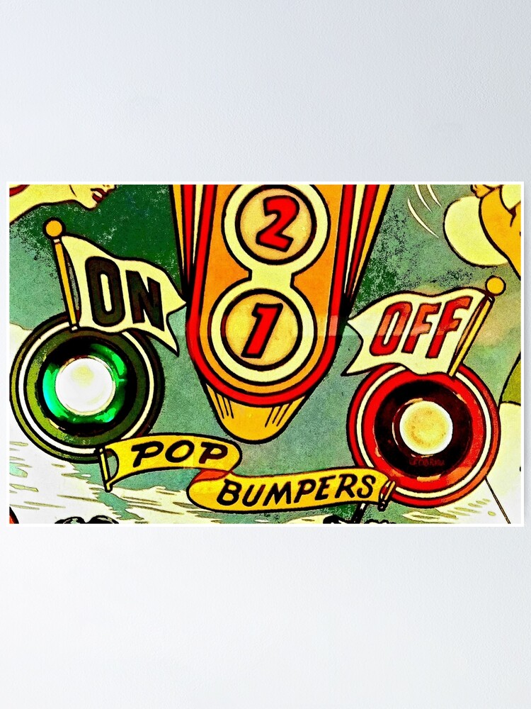 "Pop Bumpers" Poster by Shelly-McL | Redbubble