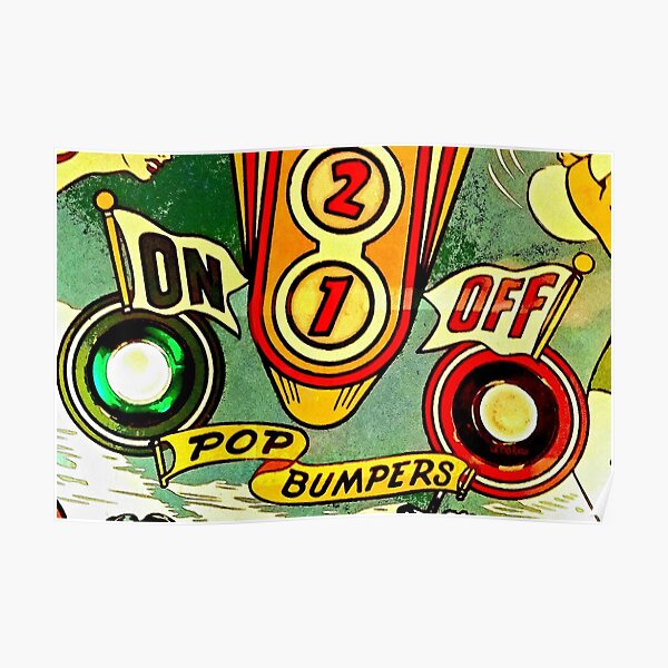 "Pop Bumpers" Poster by Shelly-McL | Redbubble