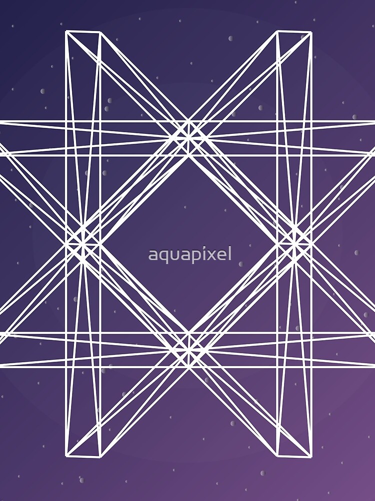 "Octagon with triangles. Modern design with mathematical and ...