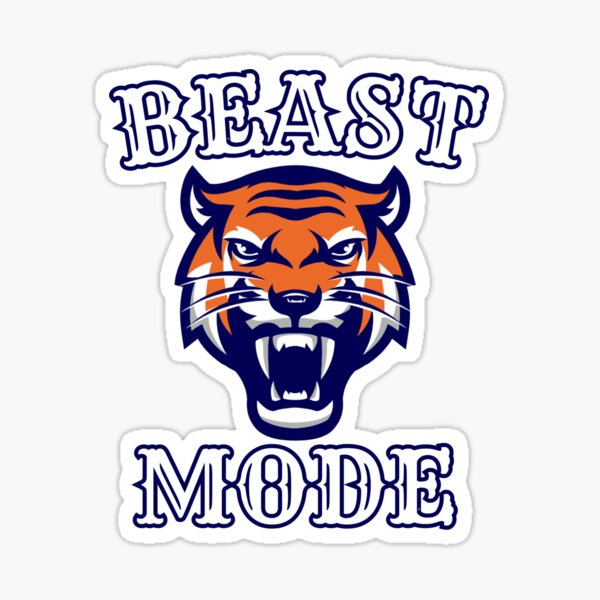 "Beast mode" Sticker for Sale by beaststar | Redbubble