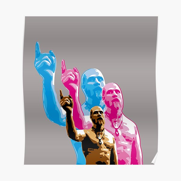 "Techno Viking meme glitch" Poster by gstencilist | Redbubble