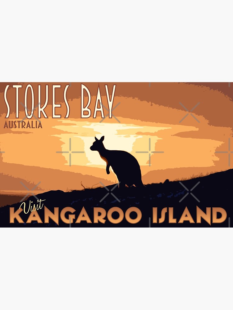 Póster «australia, vendimia, viaje, cartel, pegatina, stokes, bahía ...