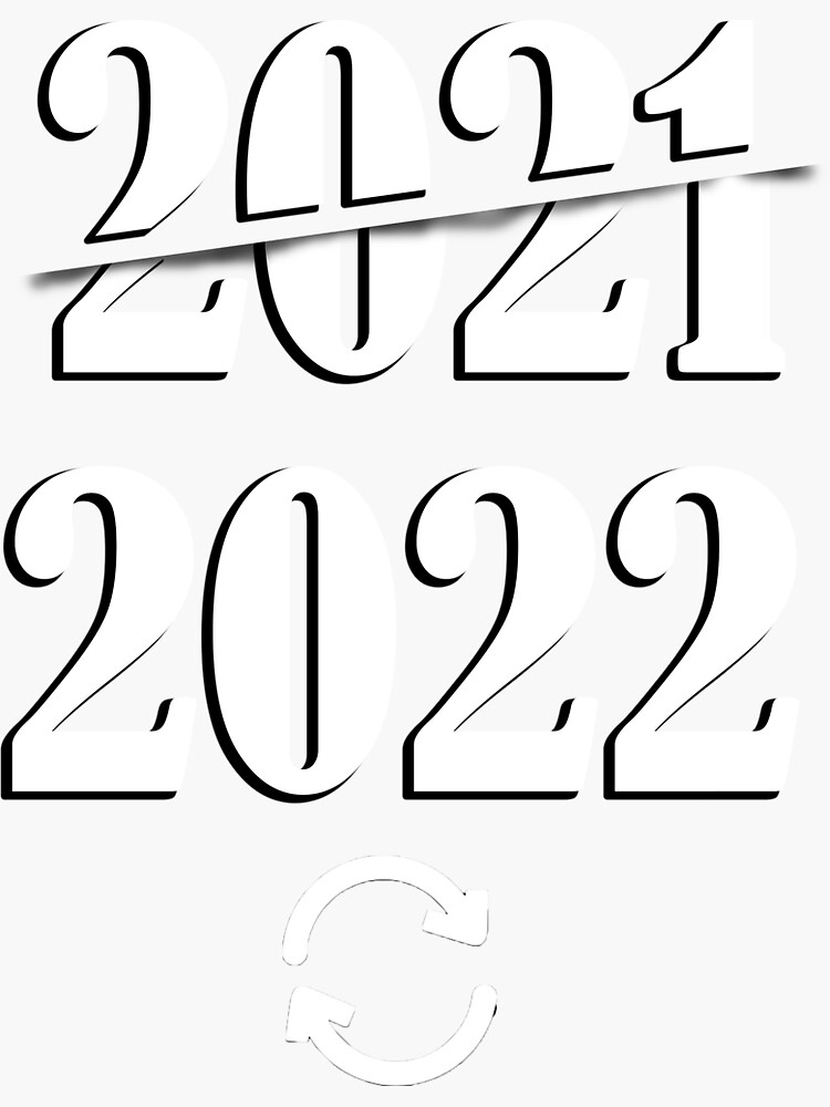 "welcome 2022" Sticker for Sale by easyshop1 | Redbubble