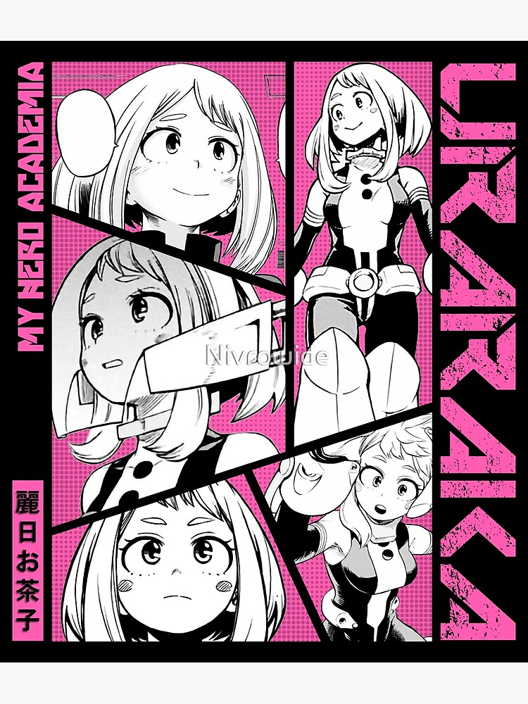 "Ochaco Uraraka - My Hero Academia Manga Panel" Photographic Print by ...