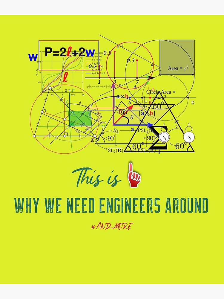 "Cool Design Why We Need Engineers Around" Poster for Sale by Smart ...
