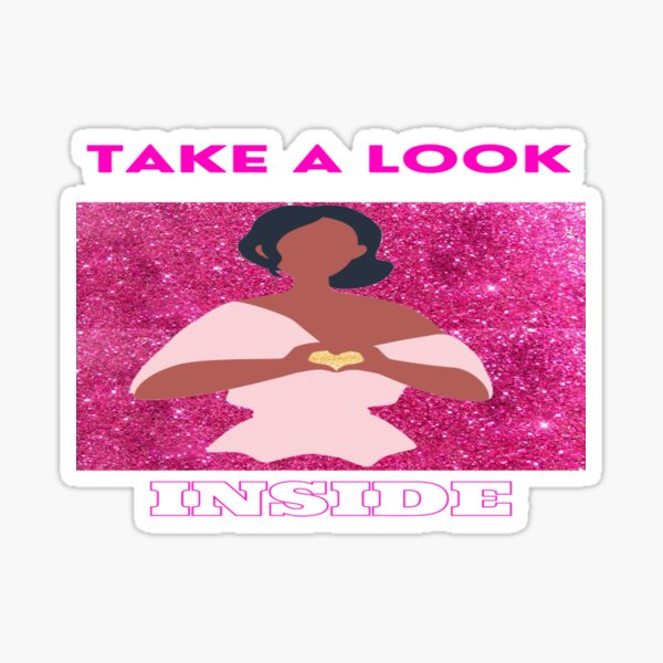 "Take A Look Inside" Sticker for Sale by Danyell369 | Redbubble