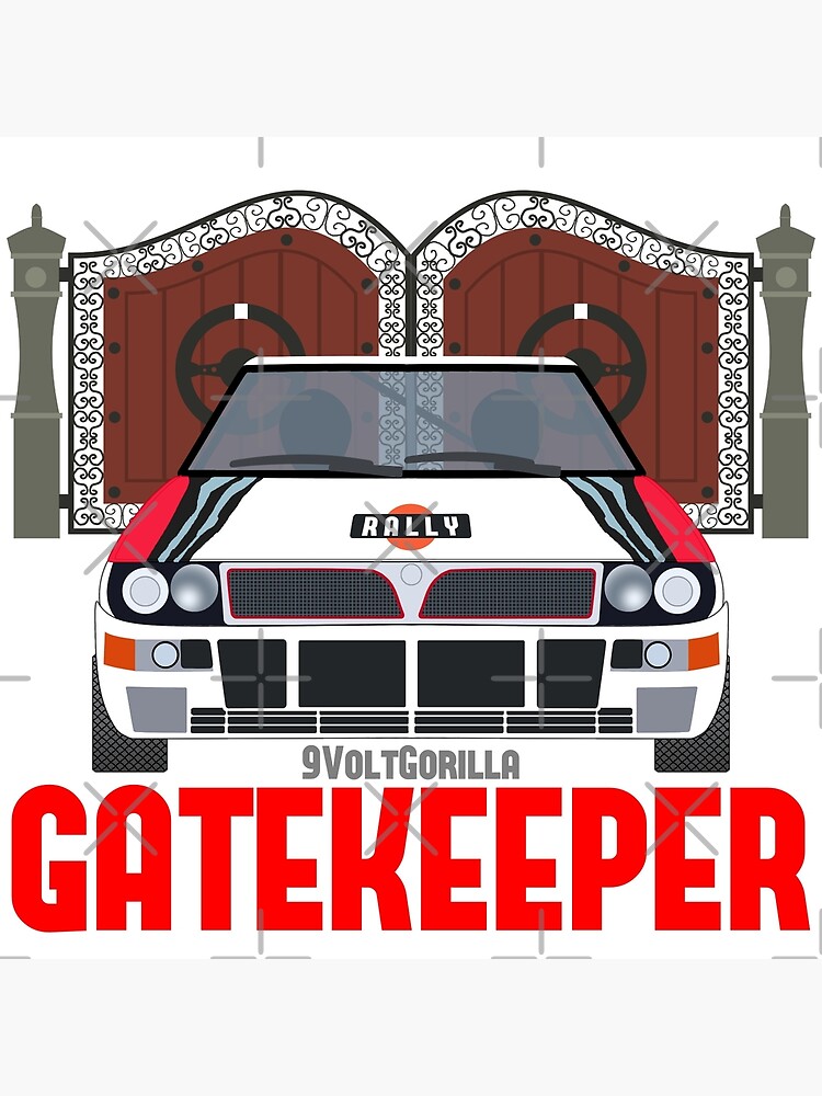 "9VoltGorilla Gatekeeper sim racing design" Poster for Sale by ...