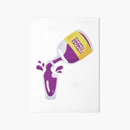 "Purple Drank Cartoon / Purple Drink / Cool Lean Cartoon" Art Board ...